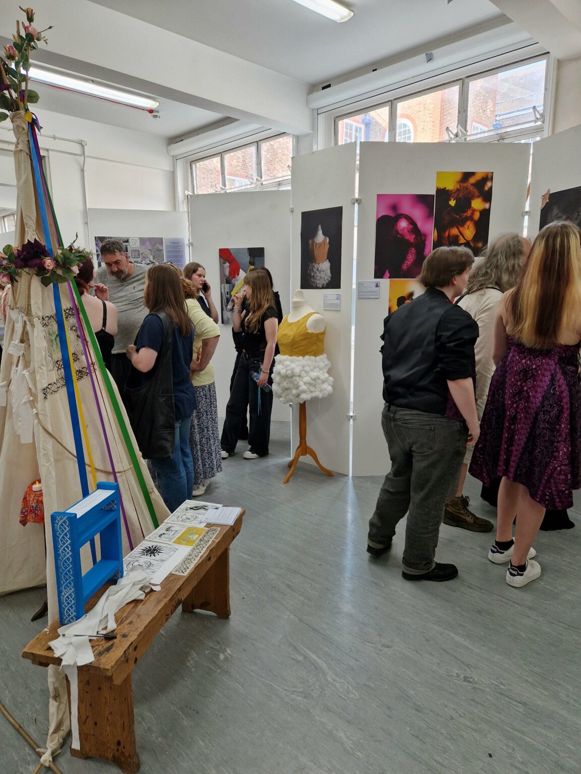 Students celebrate their artistic achievements at end of year show ...